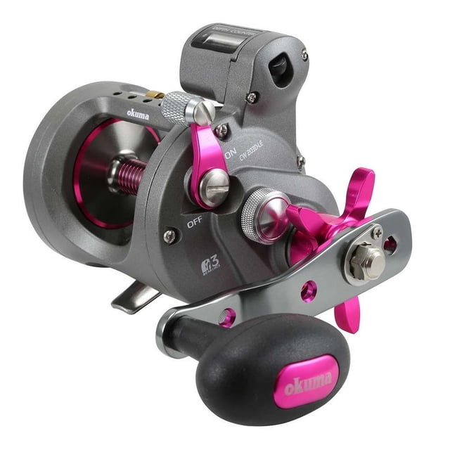 Okuma Cold Water Line Counter Fishing Reel 203D Left Hand - Ladies ...