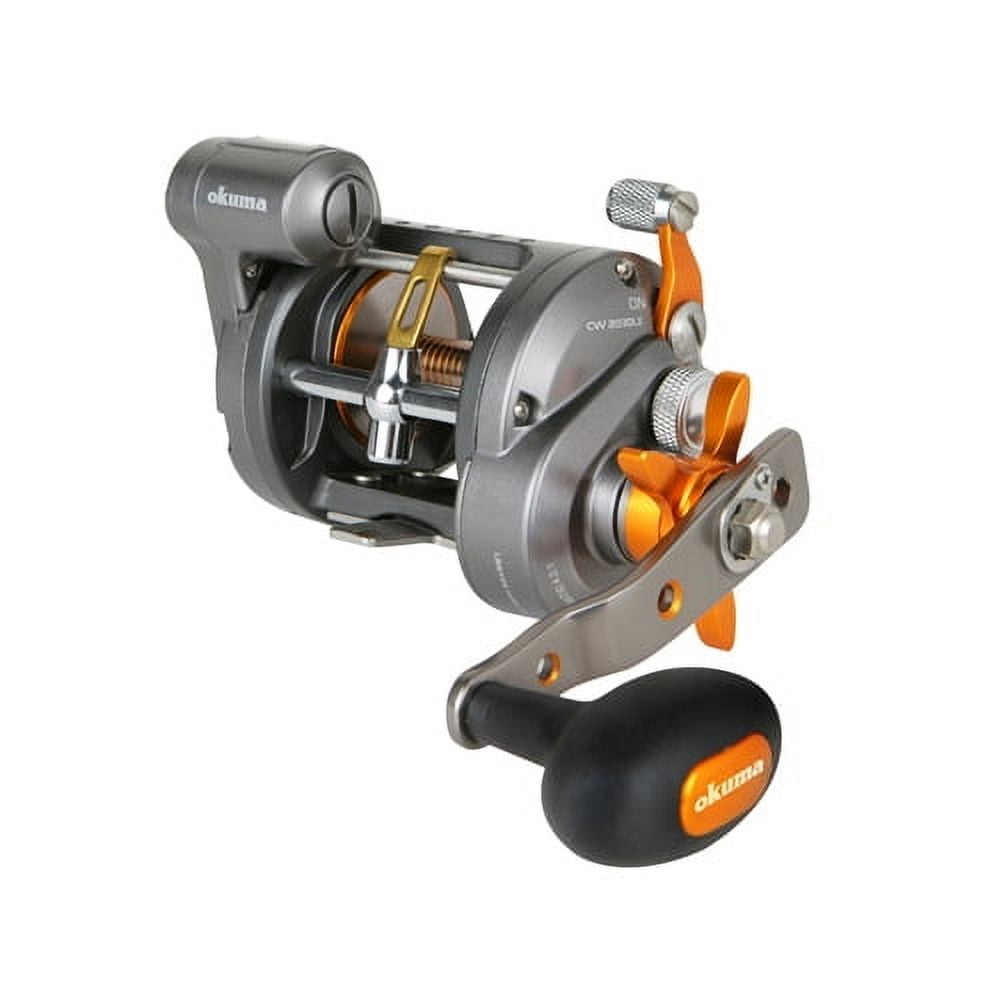 Okuma CW-153DLX Cold Water Linecounter Reel 2+1BB 5.1:1 12lb 290yd LH ...