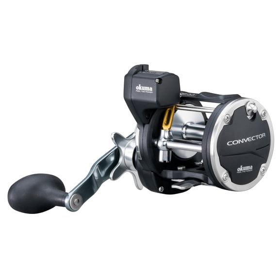 Okuma Convector Line Counter 45 Reel, 8.0:1 Gear Ratio, 20 lbs Max Drag ...