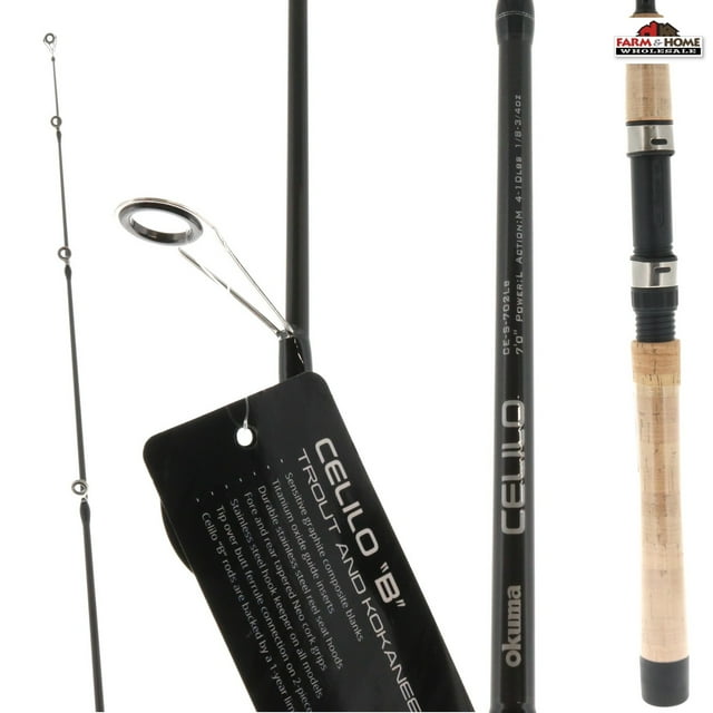 Okuma Fishing Tackle Celilo Specialty B Series Trolling Rod, 7ft, Light ...