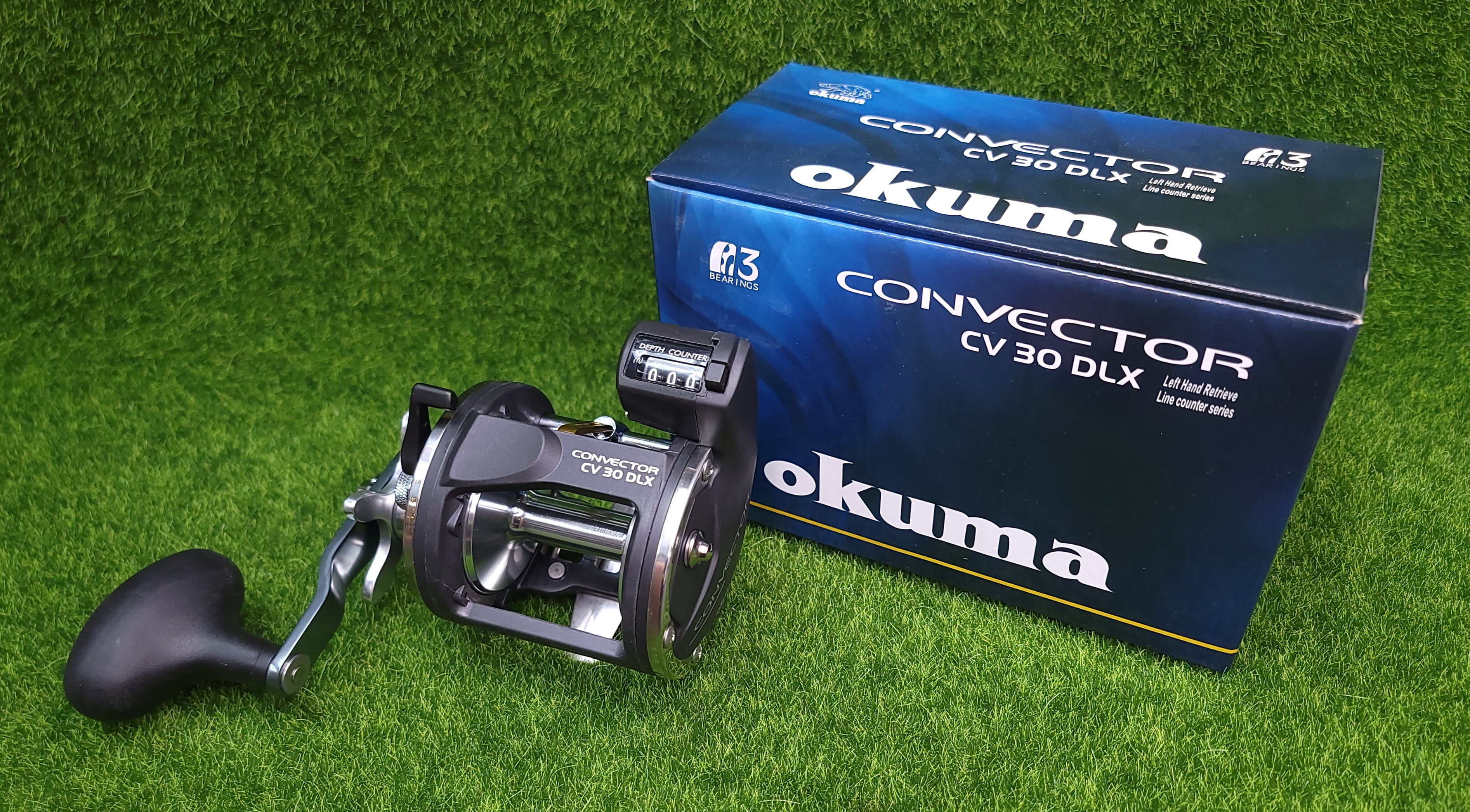 Okuma Convector Linecounter 30DLX Baitcast Reel LH 4.0:1 - Walmart.com