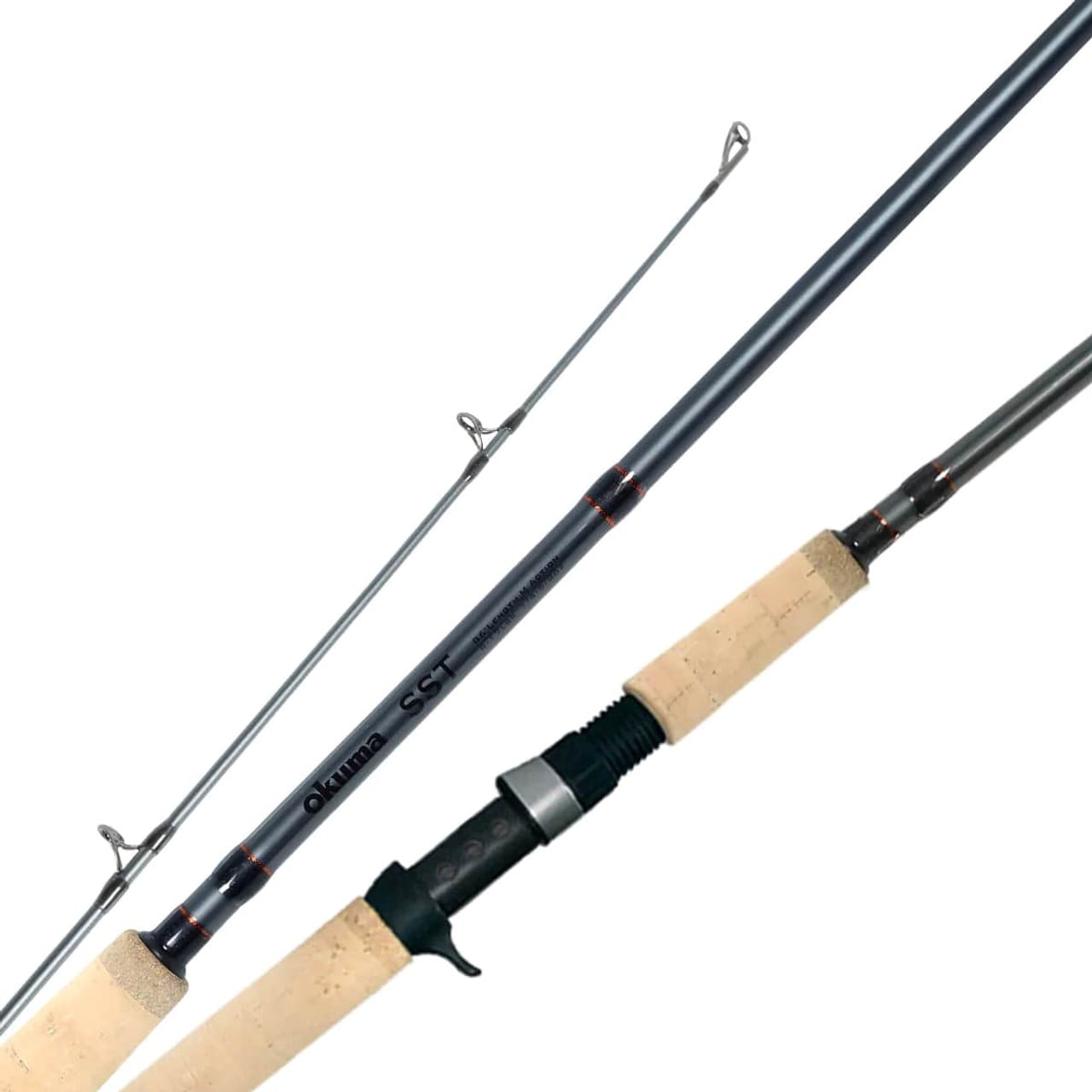 Okuma SST A Series Light Spinning Rod with Cork Grip, 4 - 10 lbs, 1/8 ...