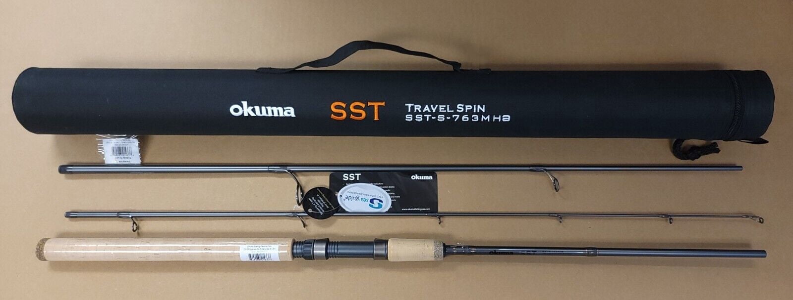 Okuma SST G2 7'6" Med-Heavy 3pc spinning rod (SST-S-763MHA) - Walmart.com