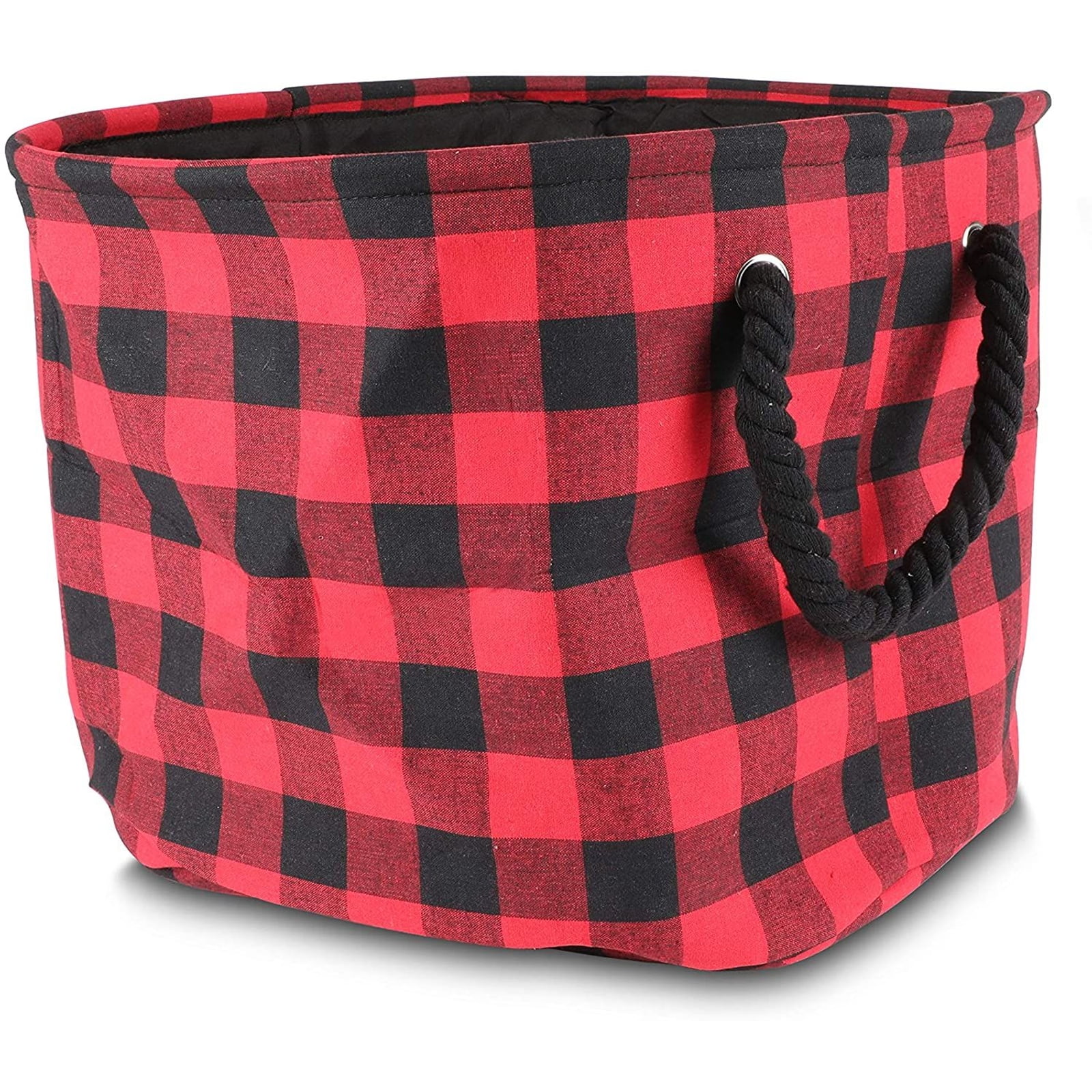 Buffalo Plaid Storage Bin