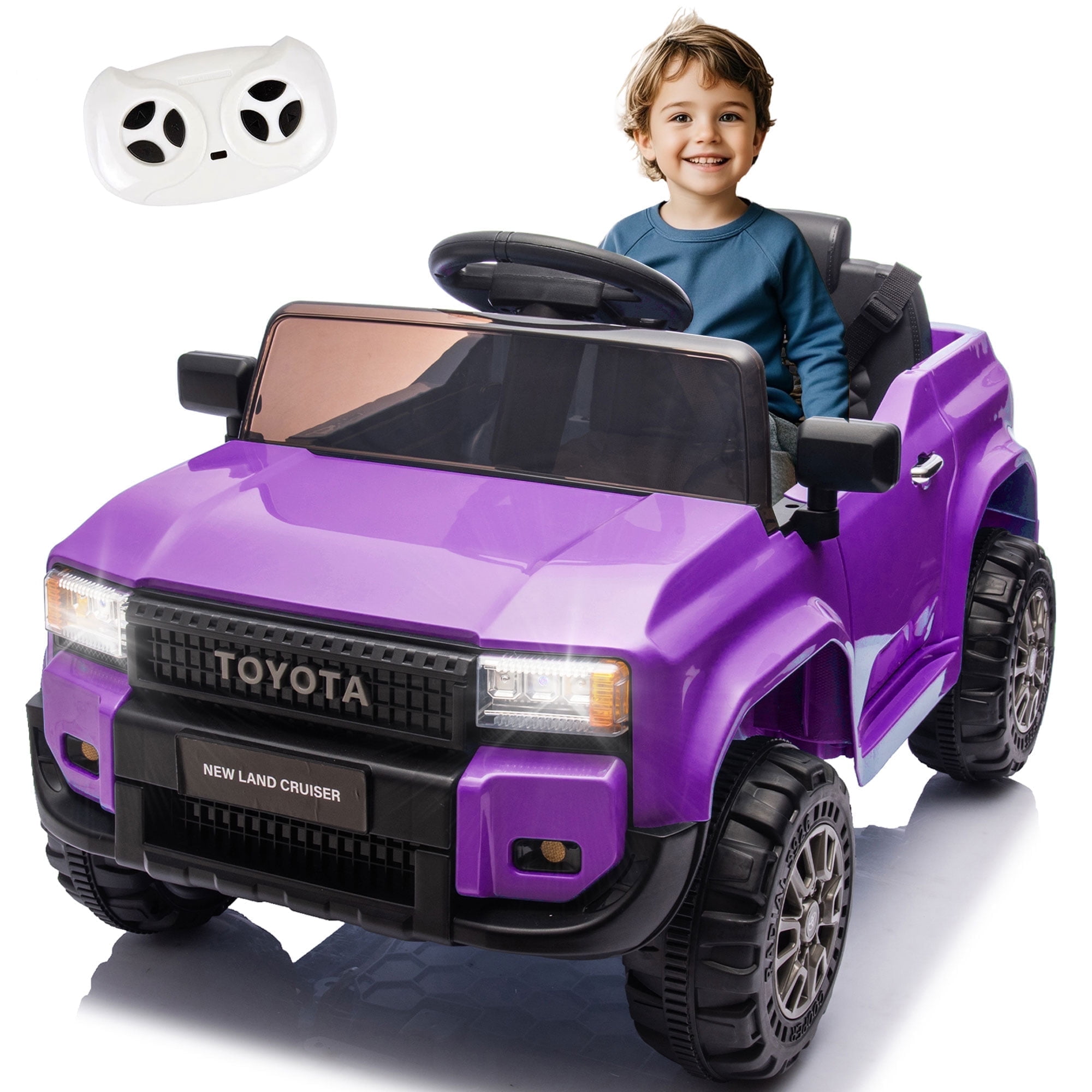 Okybaby 12V Kids Ride On Car W/Parents Control, Licensed Toyota LC250 ...
