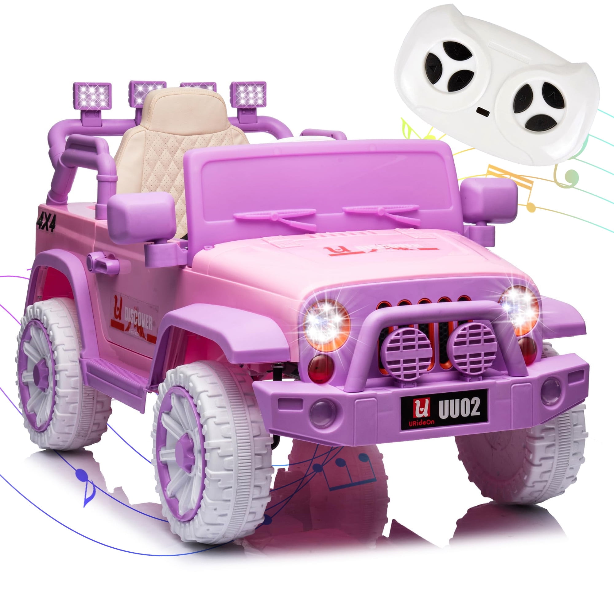Okybaby 12V Kids Ride on Truck Car with Remote Control, Electric Kids ...