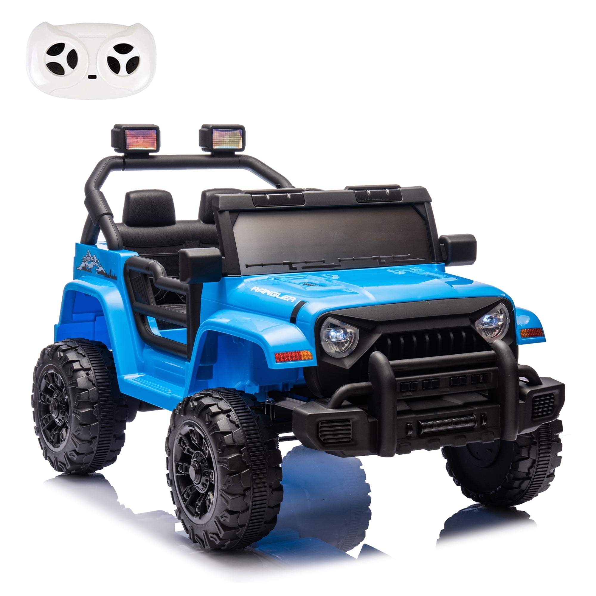 Okybaby 12V Two Seater Kids Ride On Truck Car with Remote Control&Four ...