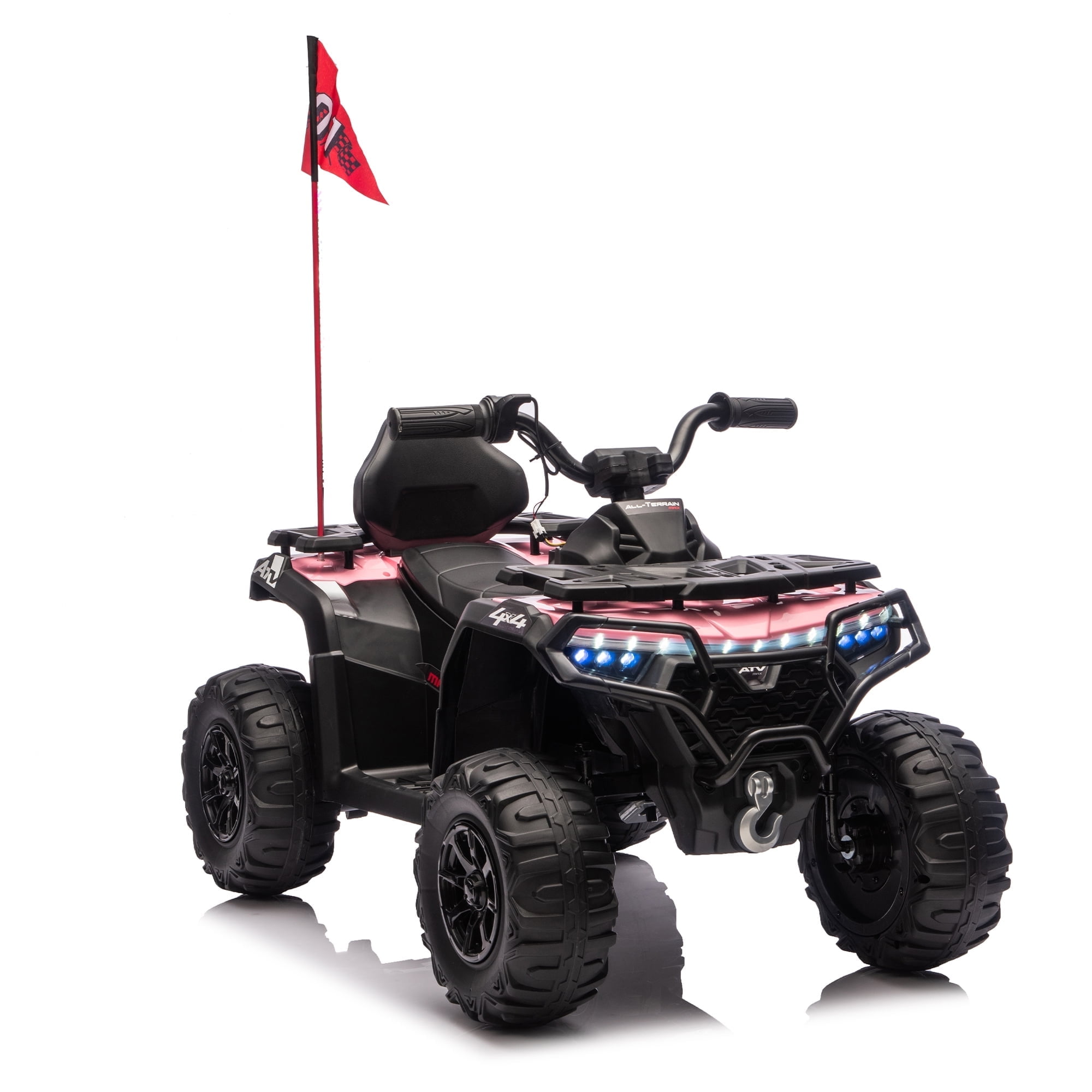 Okybaby 24V 160W Kids Ride on Electric ATV with Realistic Off-Road ...