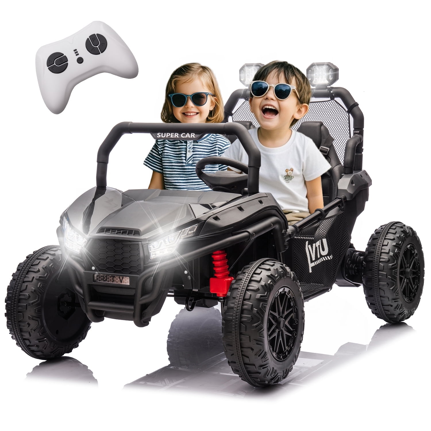Okybaby 24V Two-Seater Kids Ride On UTV Car Remote Control, Electirc ...
