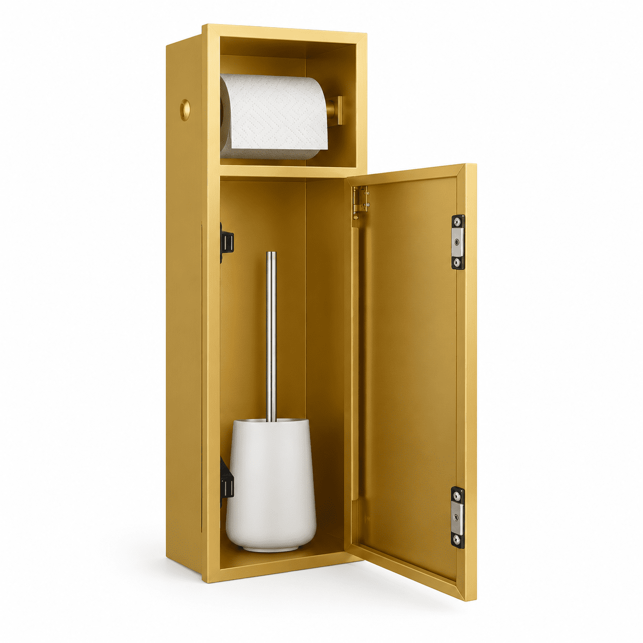 Okyshdf In Wall Toilet Paper Holder Only Fits 5.4