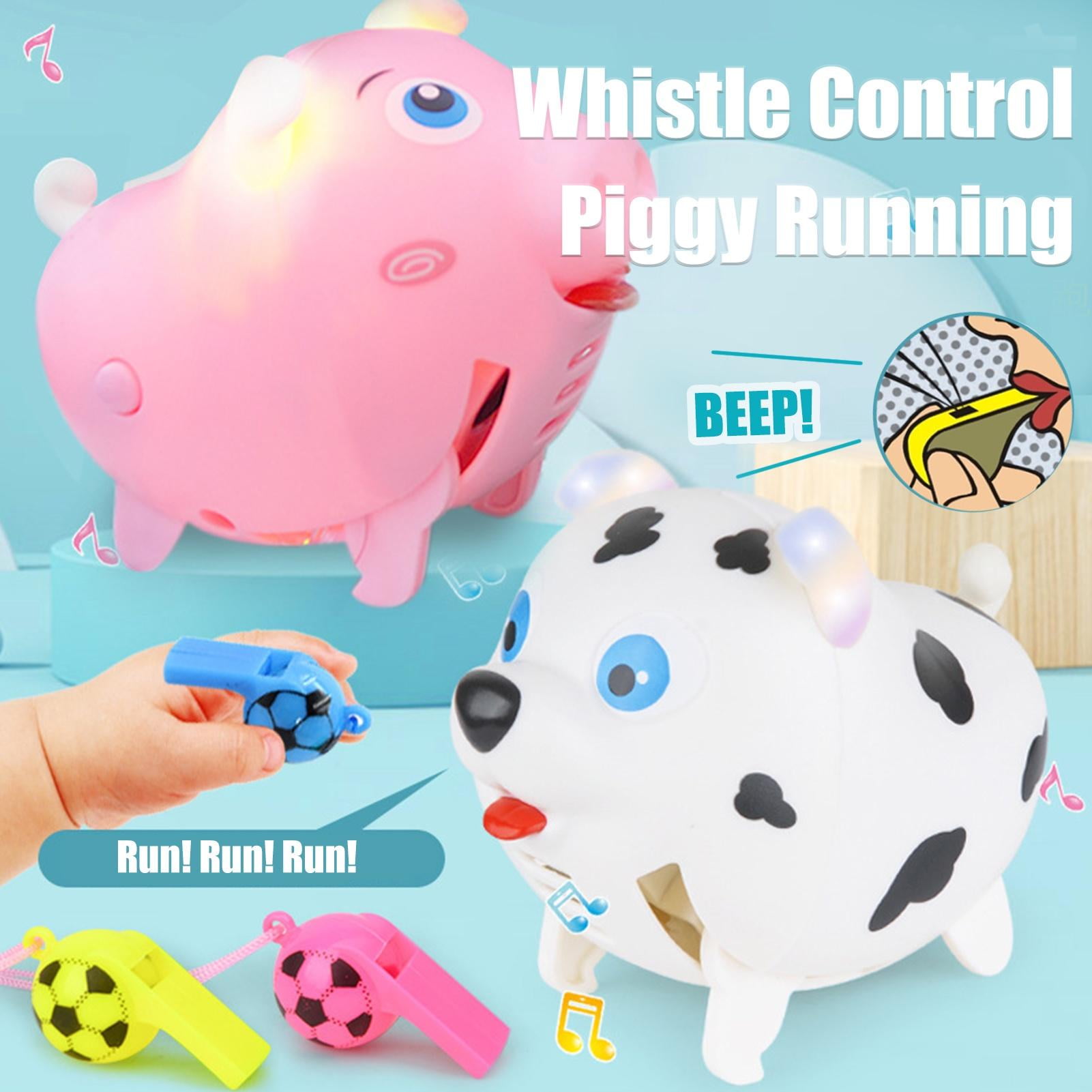 Okywoh Electronic Pig Toy with Sound Control - Cute Running Piglet with Light & Music - Yellow ...