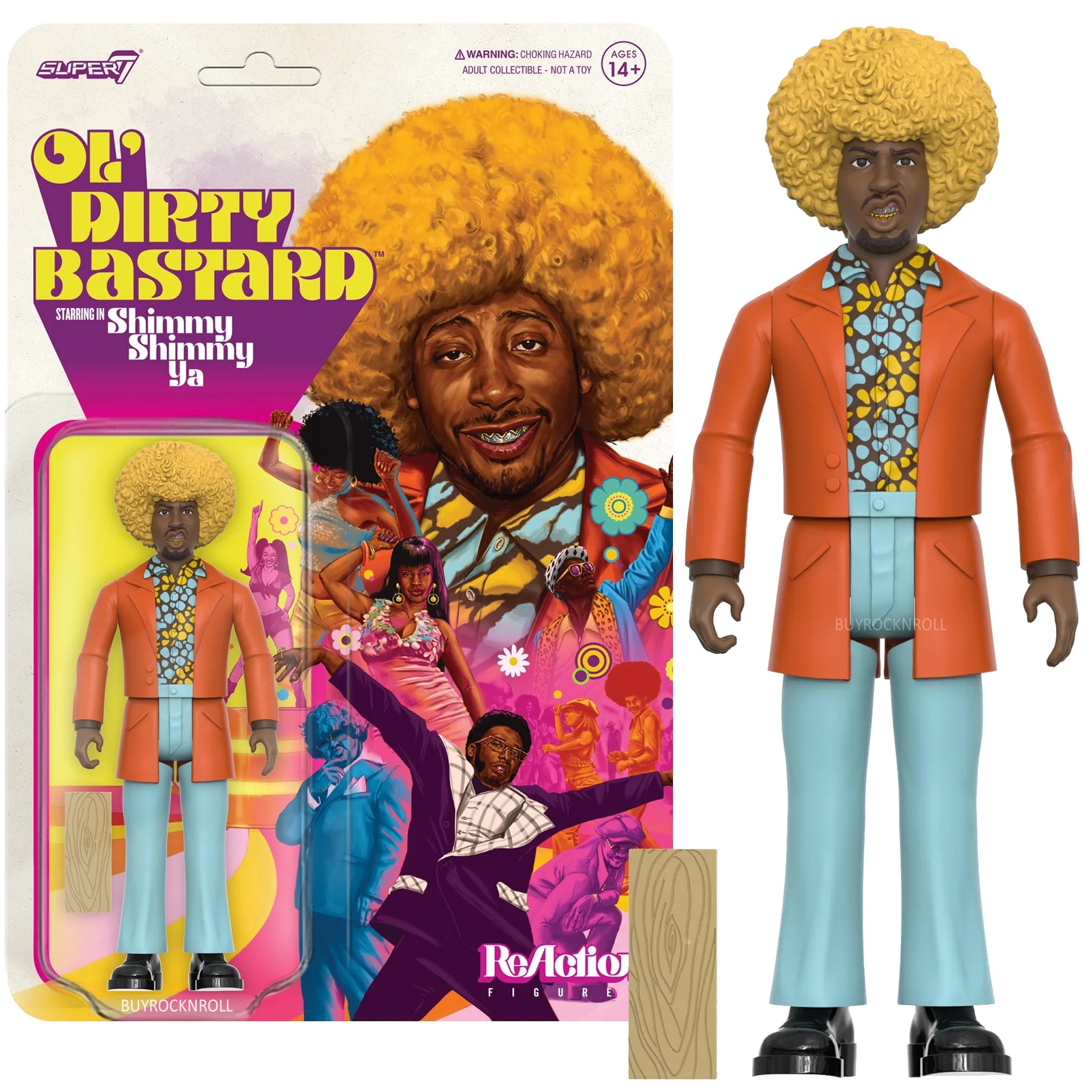 Ol' Dirty Bastard Handpicked Super7 ODB Reaction Figures Shimmy Shimmy ...