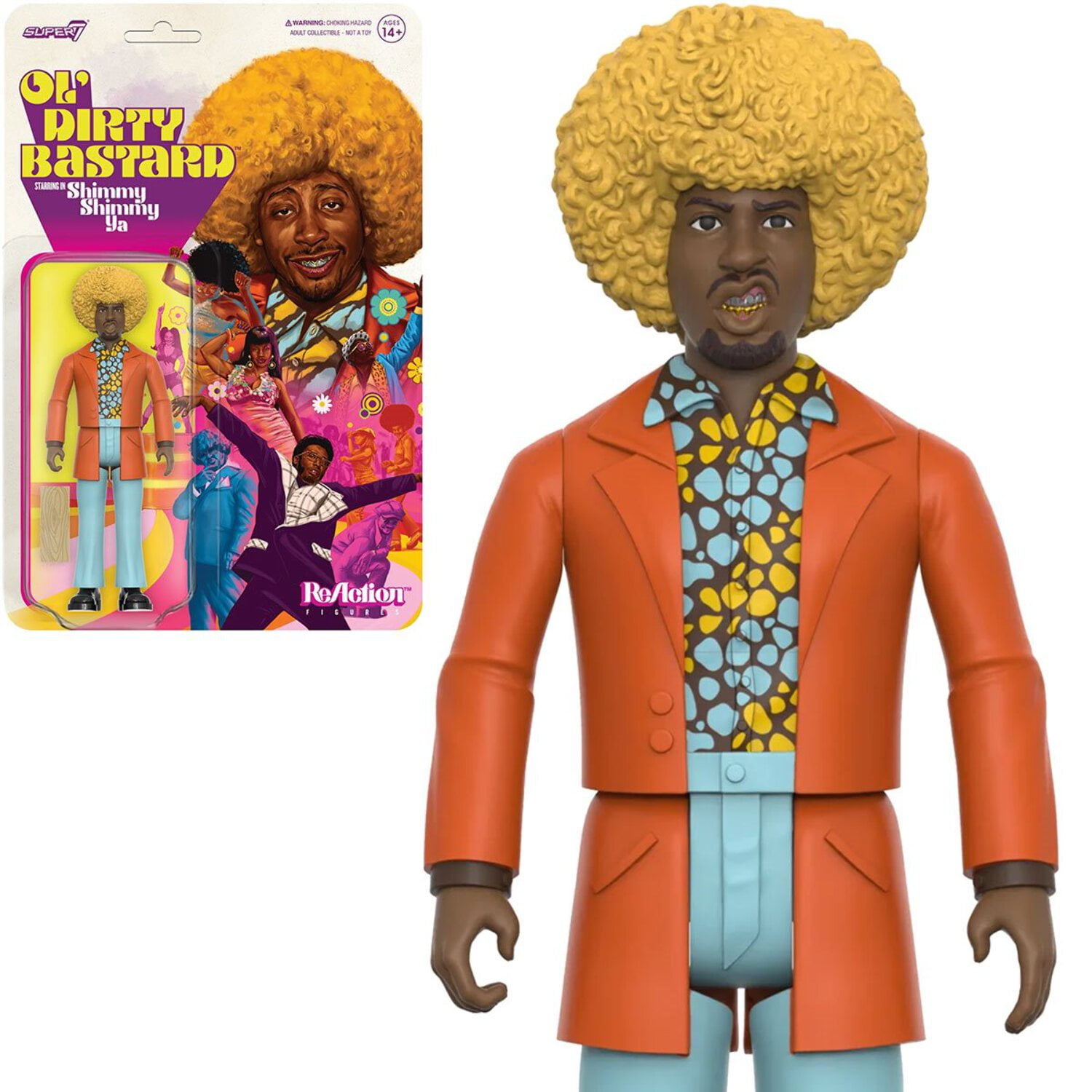 Ol' Dirty Bastard Shimmy Shimmy Ya ReAction Figure - Walmart.com