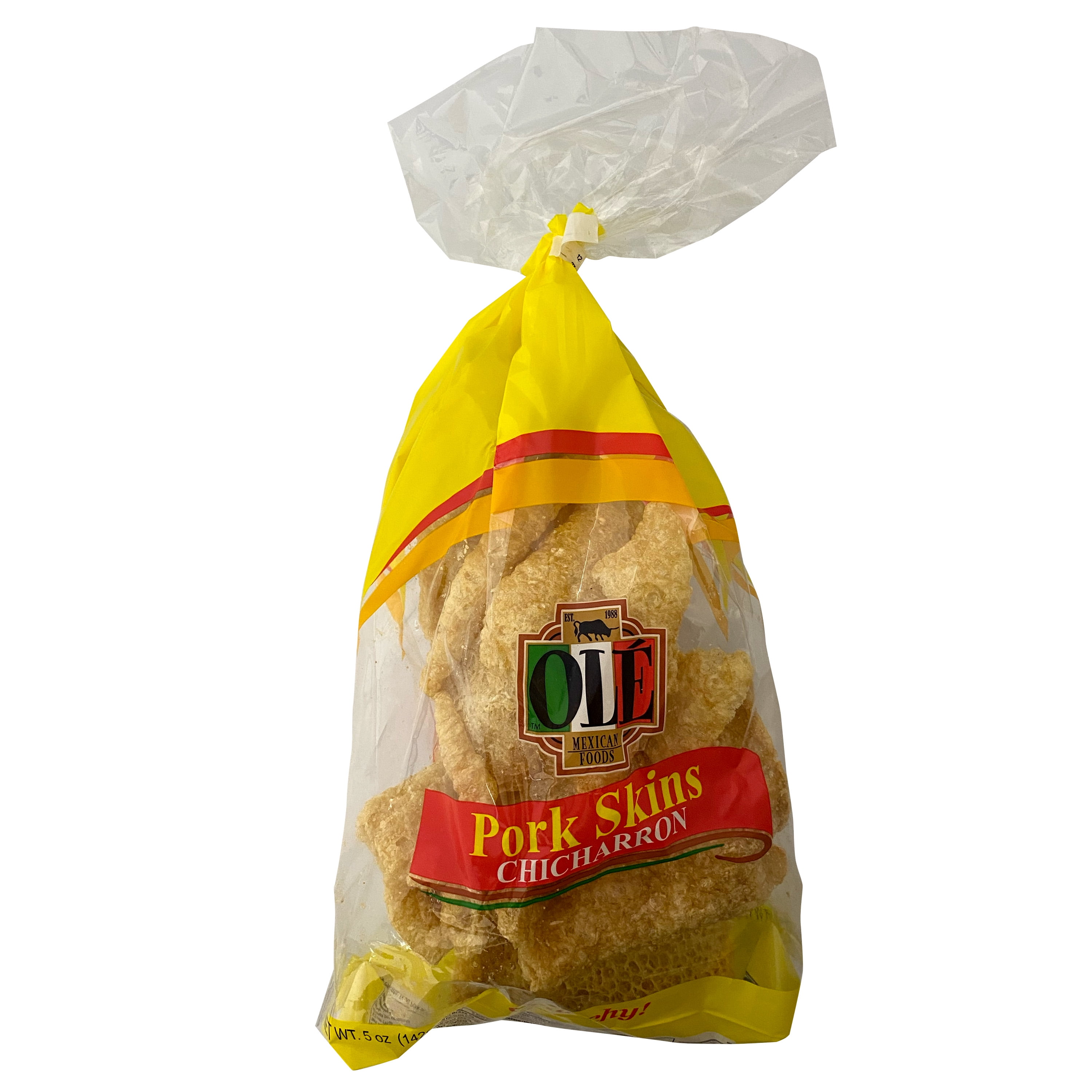Olé Mexican Foods Original Pork Skins Chicharrons, 5 oz Bag - Walmart.com