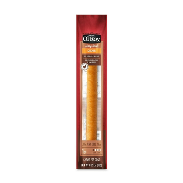 Ol' Roy Chicken Jerky Stick Chew for Dogs, 0.63 oz - Walmart.com