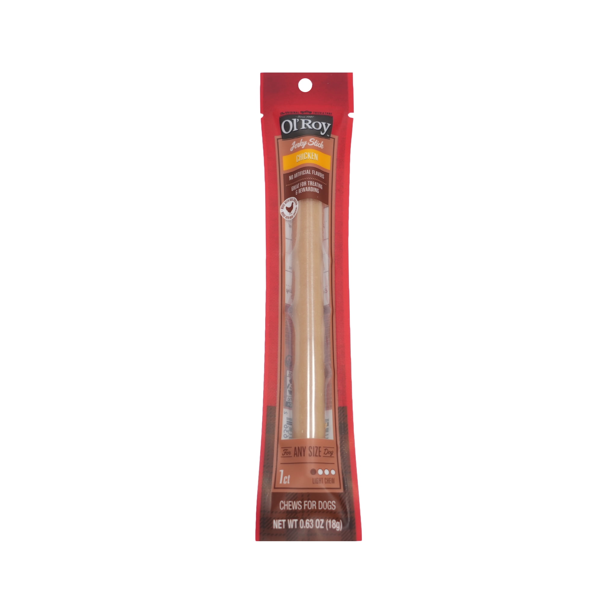 Ol' Roy 1 Count Chicken Stick, 0.63oz, Dry Training Treats for Any Size ...