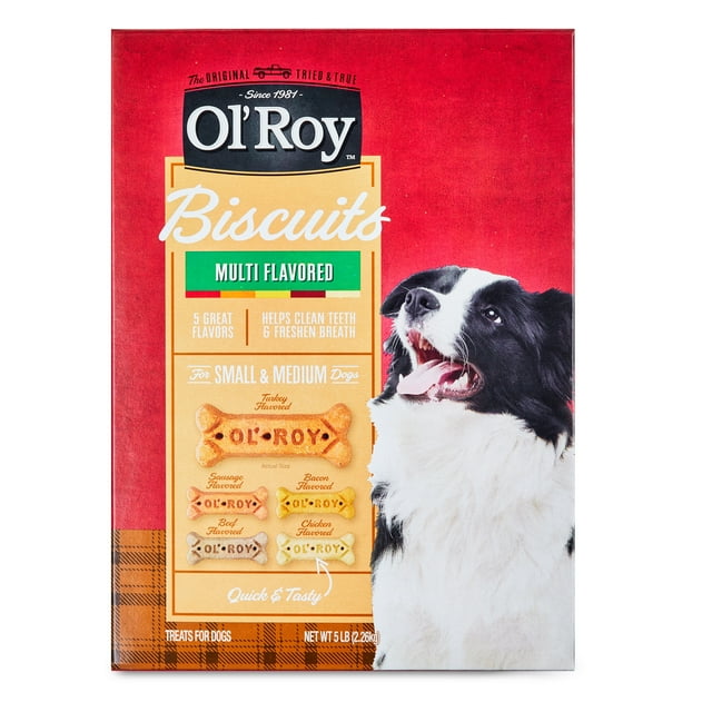 Ol' Roy Multi Flavored Biscuits for Dogs, 5 lb Box - Walmart.com