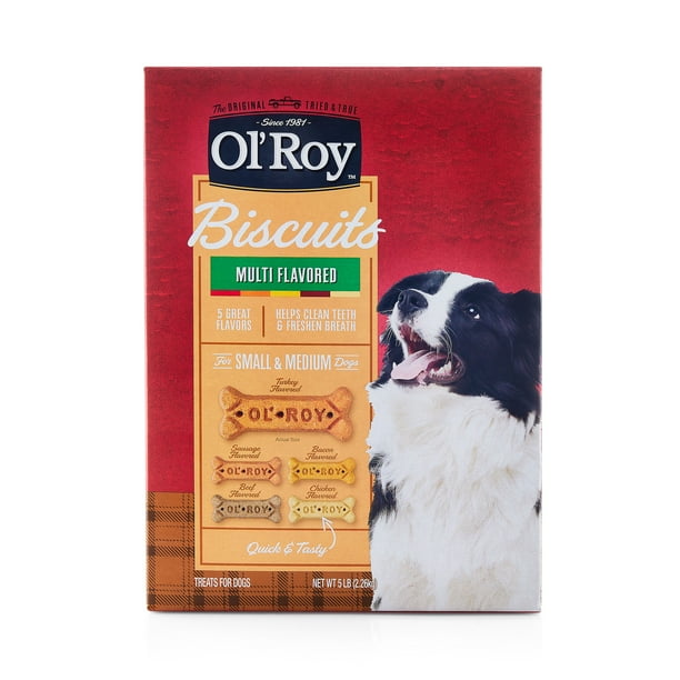 Ol' Roy Multi Flavored Biscuits for Small and Medium Breeds, Dry, 5 lb ...