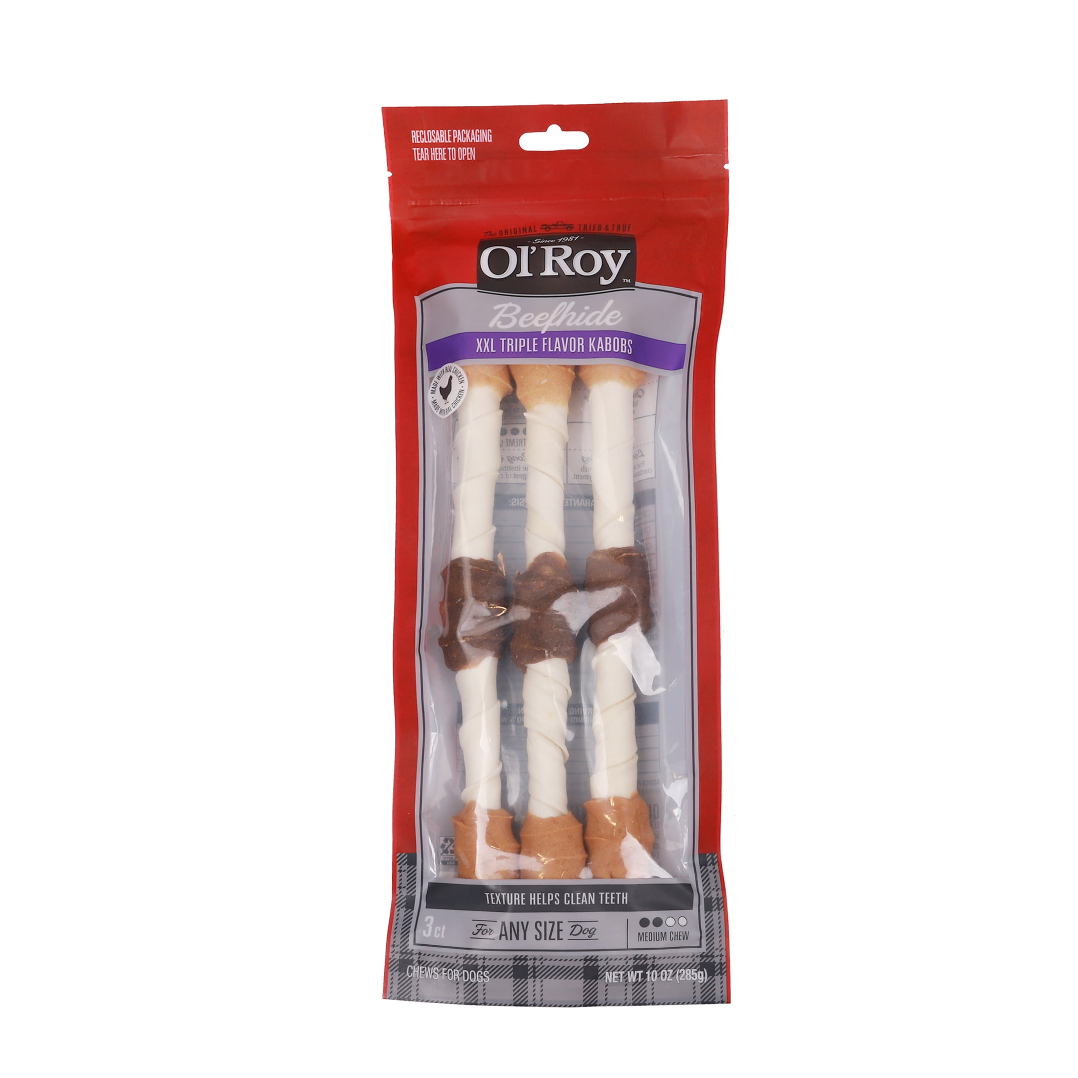 Ol'Roy XXL Kabob 3count - Walmart.com