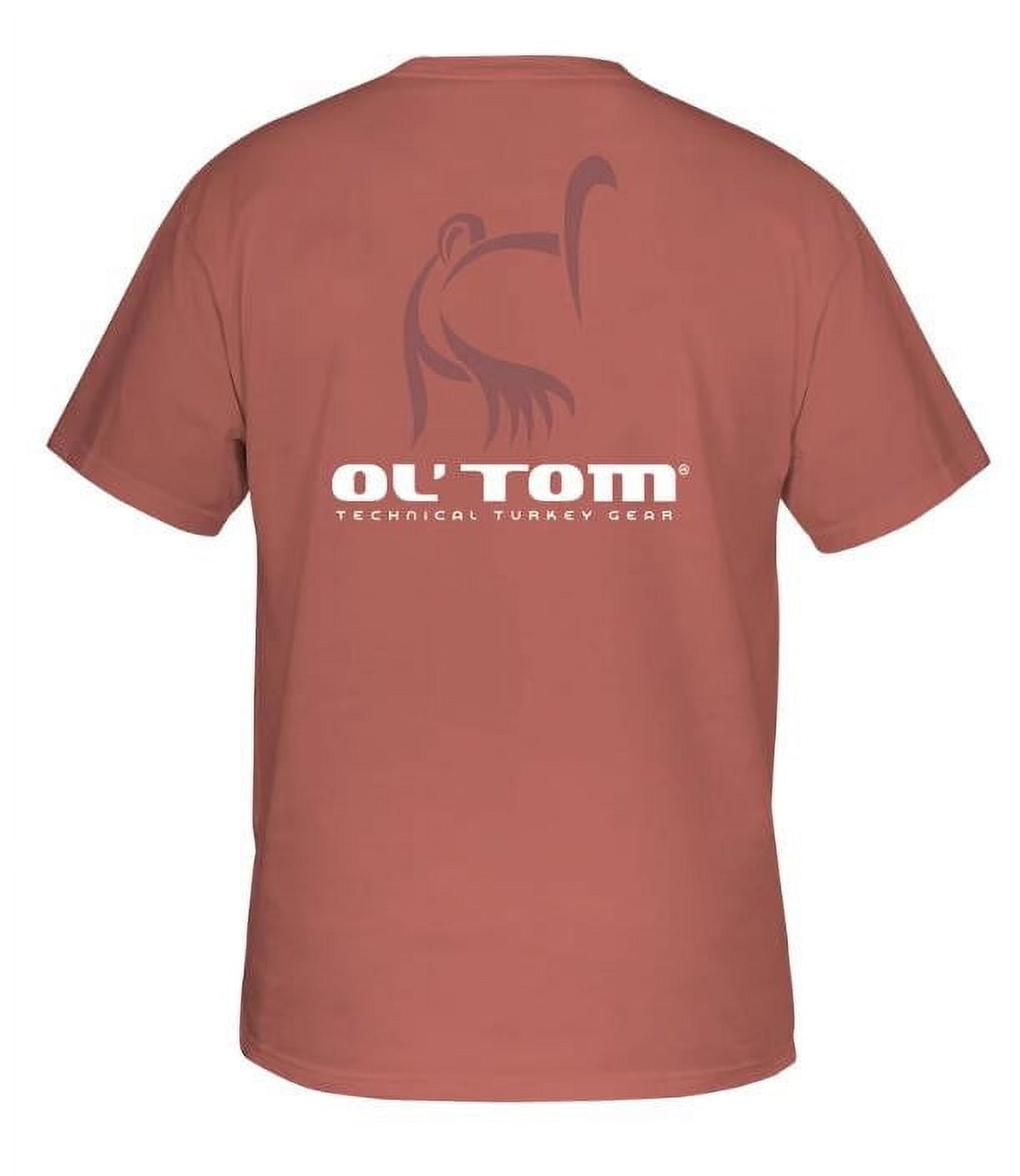 Ol' Tom Men's Vintage Logo Short Sleeve Crew Neck T Shirt Coral Cloud ...