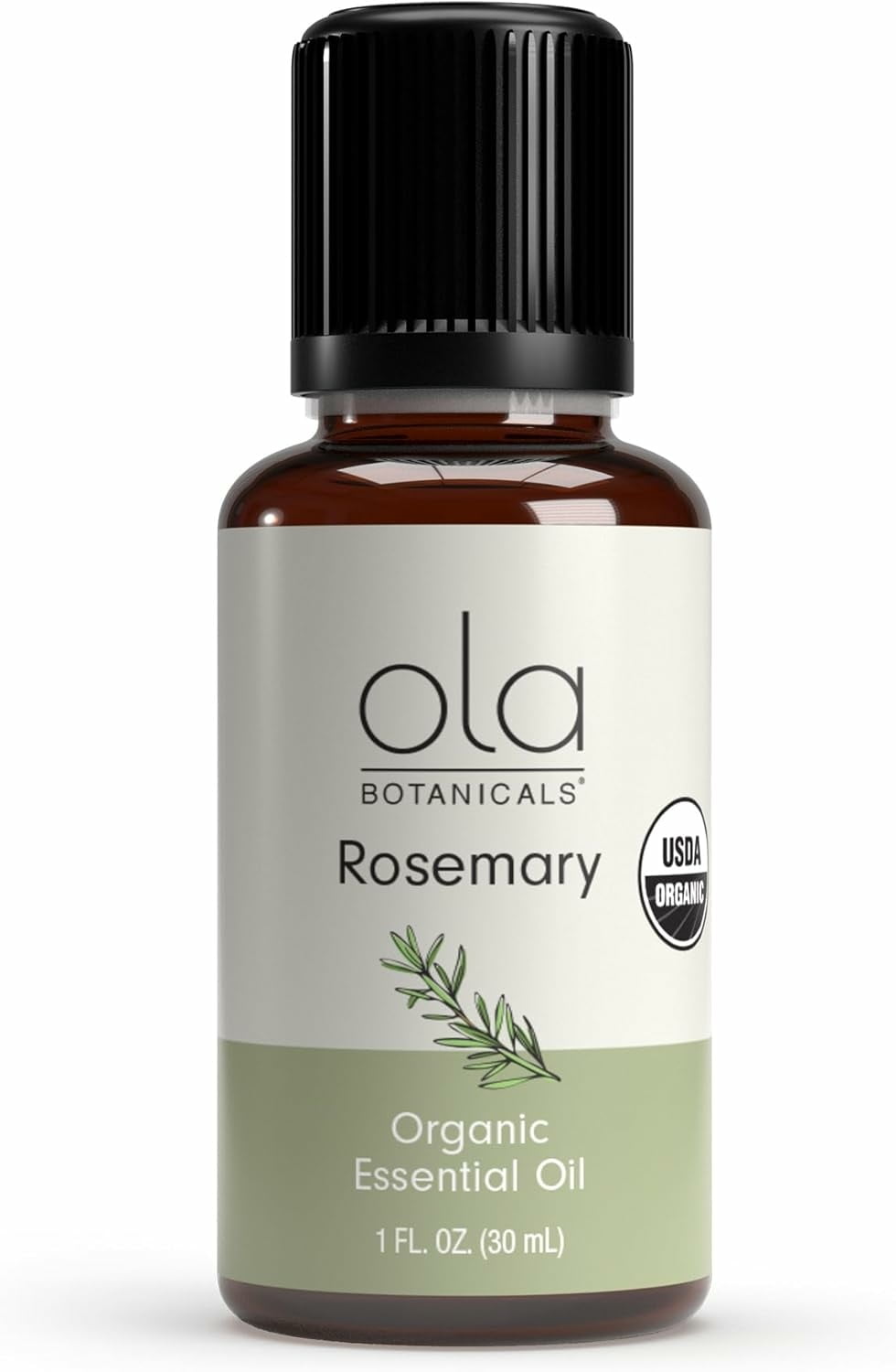 Ola Botanicals Organic Rosemary Essential Oil (1 Fl. Oz.), Purifying ...