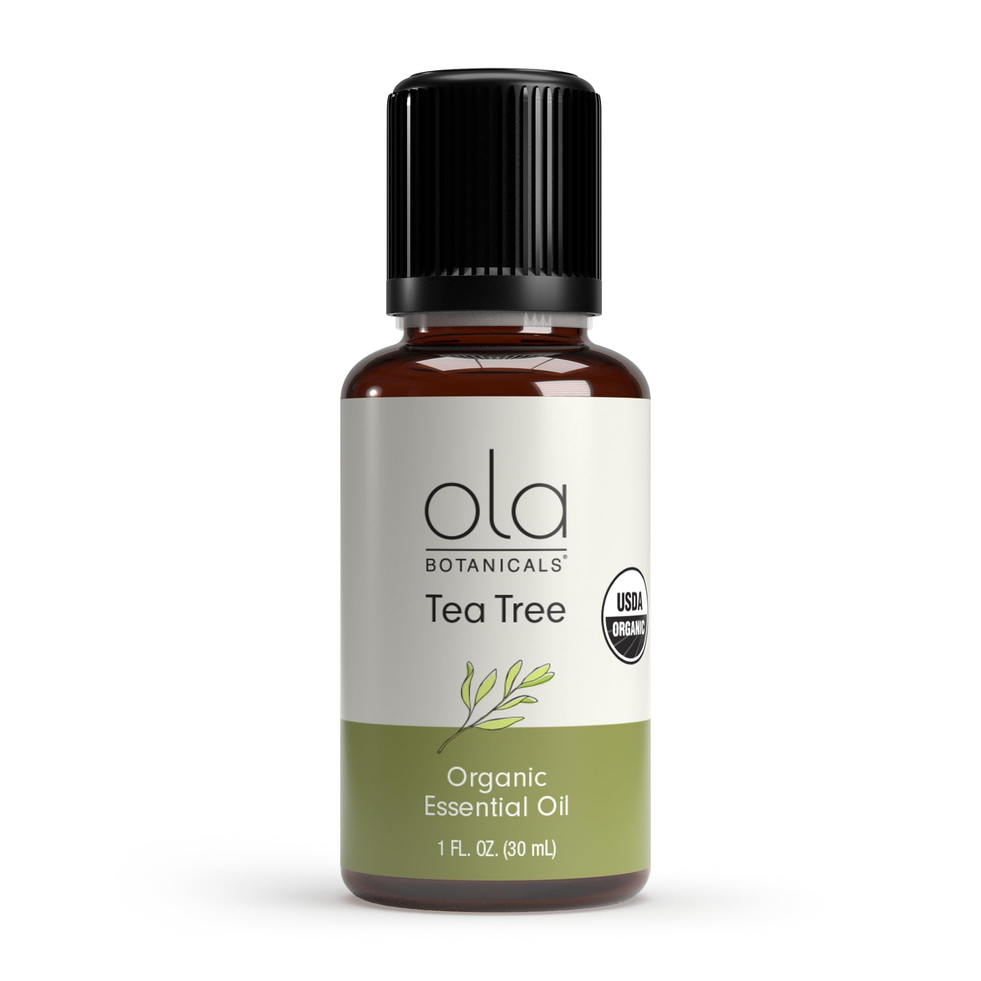 Ola Botanicals Organic Tea Tree Essential Oil (1 Fl. Oz.), Cleansing ...