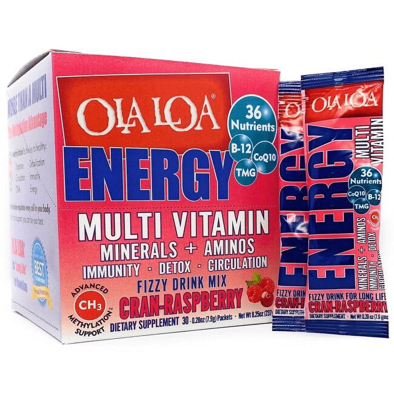 Ola Loa Products - Energy Cran-Raspberry 30 Ct - Walmart.com