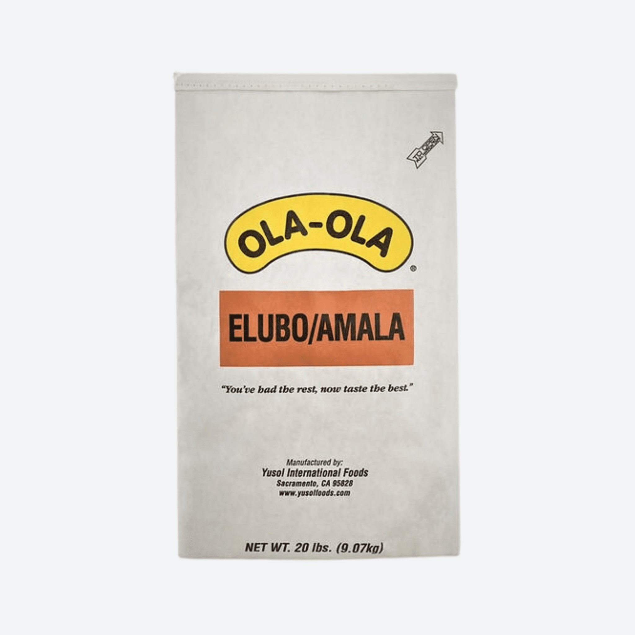 Ola-Ola Elubo/Amala Flour - 20lbs-Authentic Nigerian Elubo/Amala Flour ...