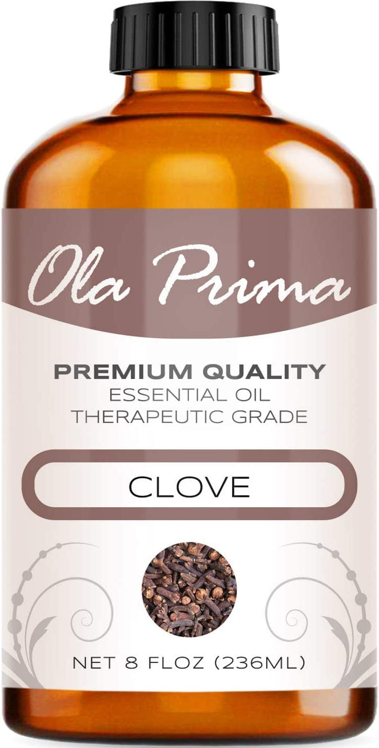 Ola Prima Pure Clove Essential Oil - Therapeutic Grade for Aromatherapy ...