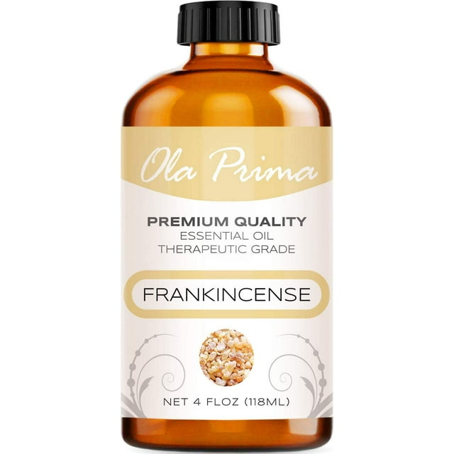 Ola Prima Frankincense Essential Oil, 4oz - Therapeutic Grade for ...