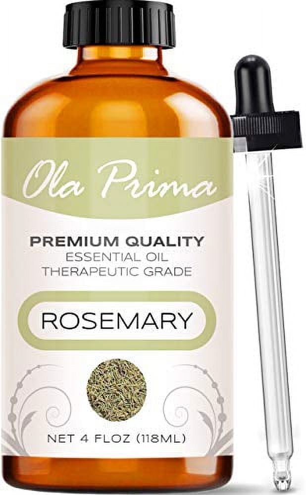 Ola Prima Therapeutic Grade Rosemary Essential Oil, 4oz - Perfect for ...