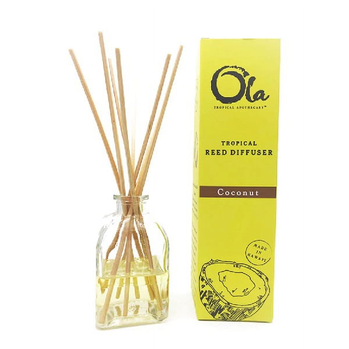 Ola Tropical Apothecary Lemongrass & Coconut Scented Reed Diffuser - 2 ...