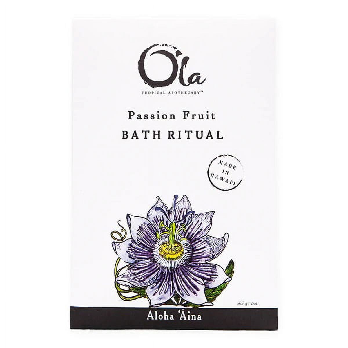 Ola Tropical Apothecary Passion Fruit Scented Hawaiian Sea Salt Bath ...