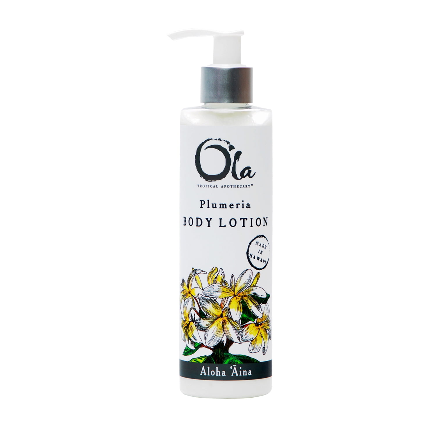 Ola Tropical Apothecary Plumeria Body Lotion with Pure Tropical Oils ...