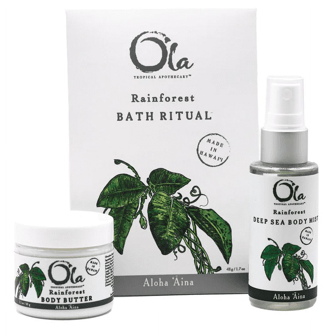 Ola Tropical Apothecary Rainforest Gift Set - Body Butter, Deep Sea ...