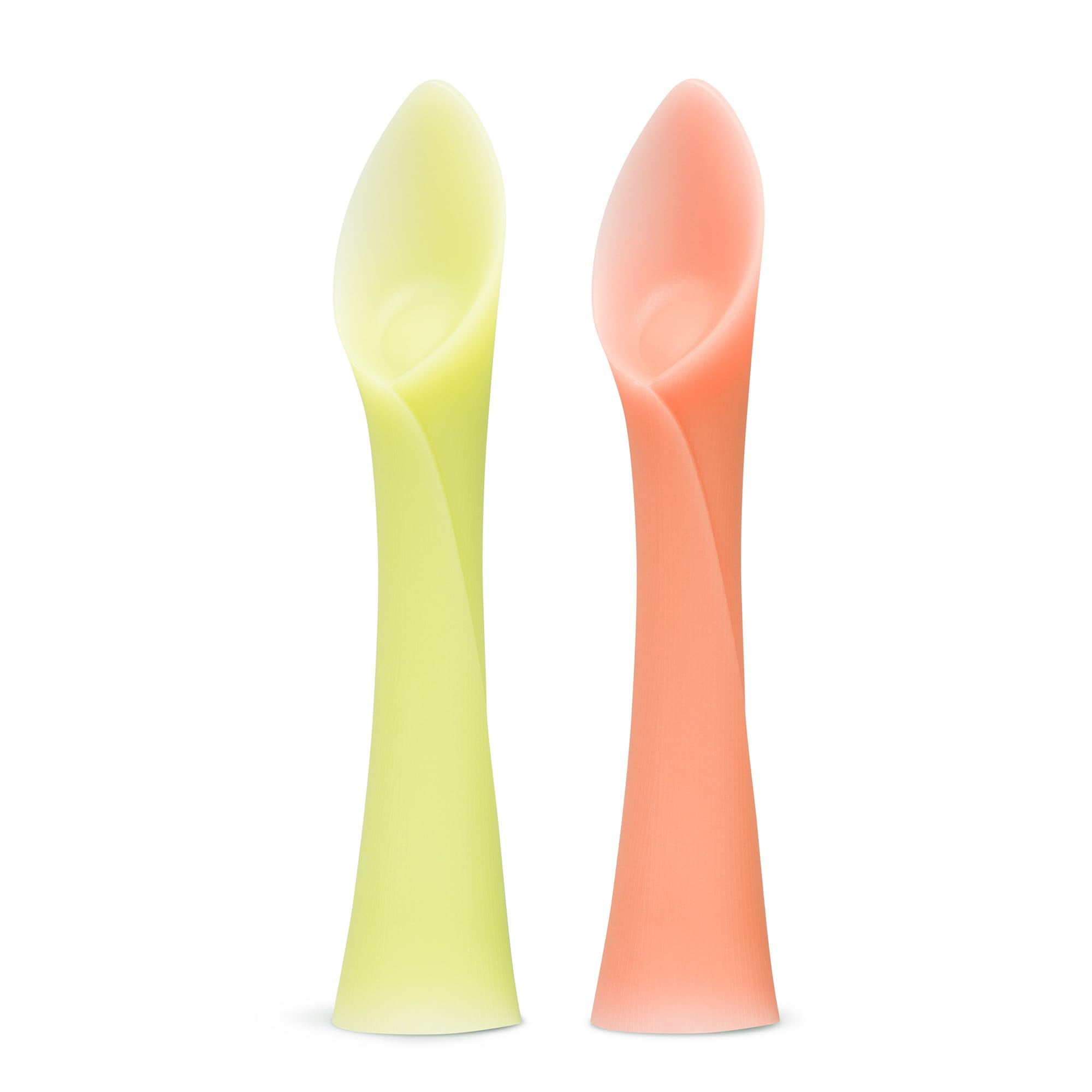 Olababy 100% Silicone Soft-Tip Training Spoon for Baby Led Weaning ...
