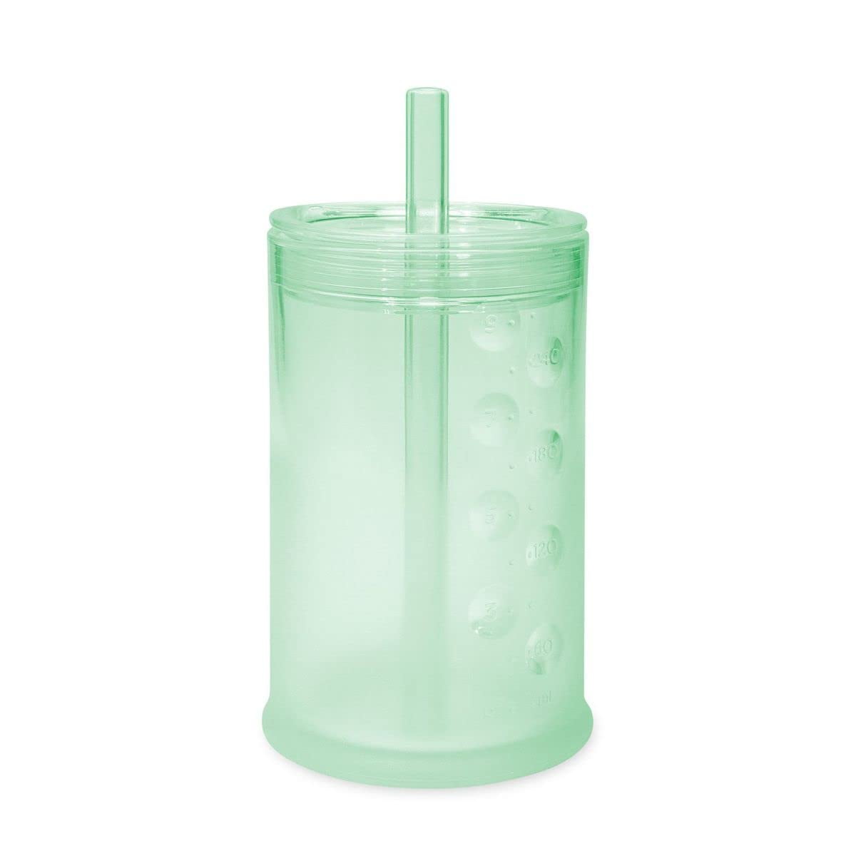 Olababy Clear View Silicone Training Cup with Straw Lid | Toddler Sippy ...