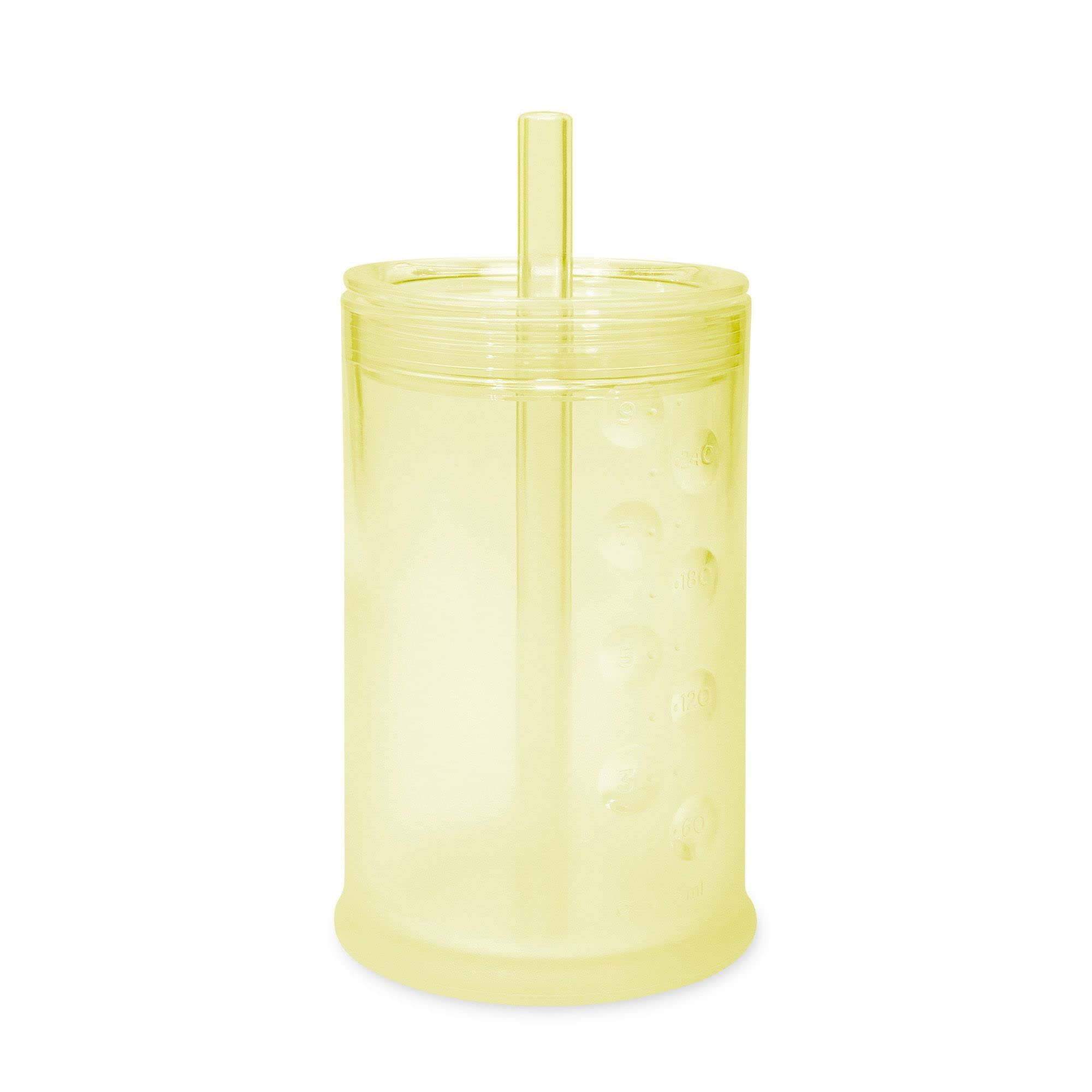 Olababy Clear View Silicone Training Cup with Straw Lid | Toddler Sippy ...