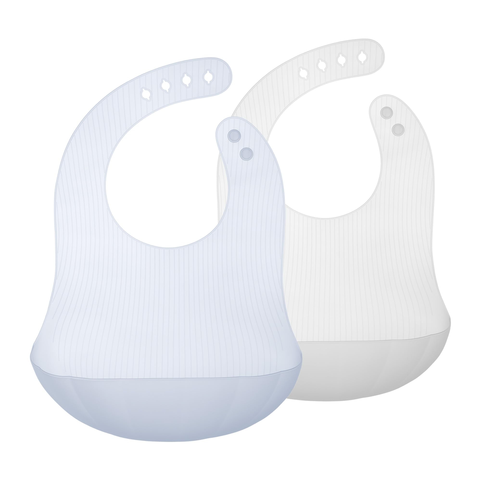 Olababy Fold N Go Silicone Baby Bib w Travel Case | Soft, Lightweight ...