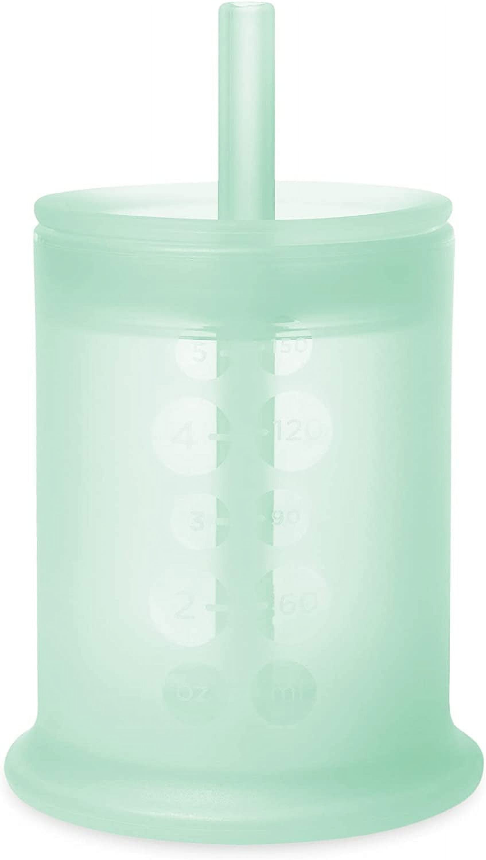 Olababy Silicone Training Cup with Straw Lid | Babies Water Drinking ...