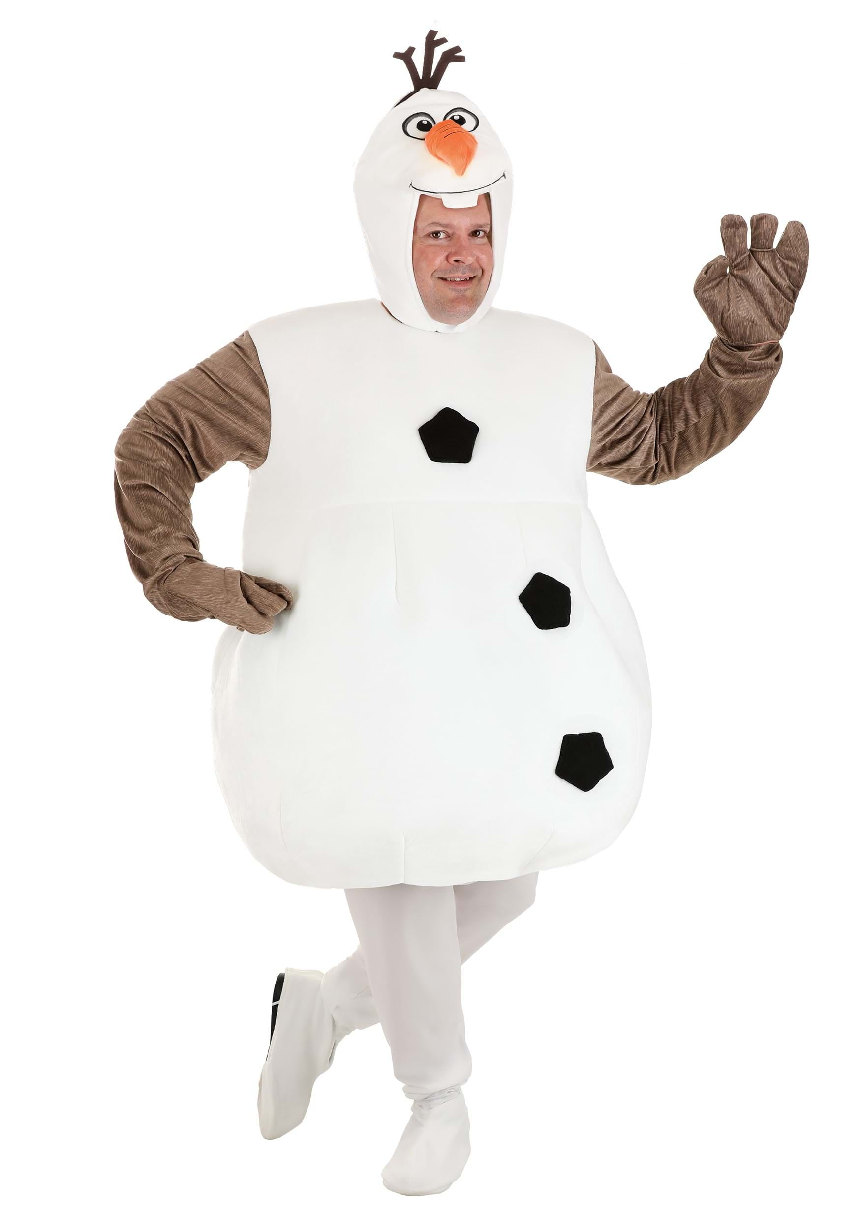 Disney's Olaf Frozen Adult Plus Size Halloween Costume for Family ...