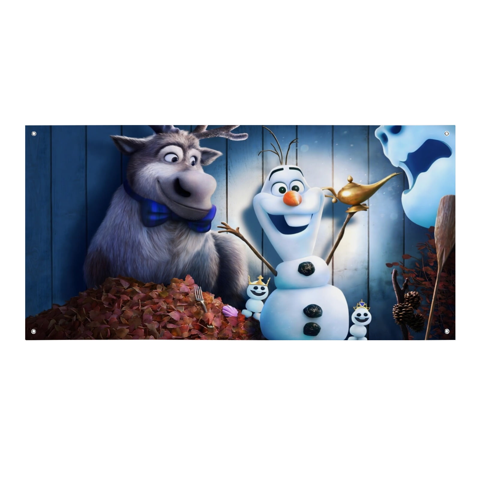 Olaf Presents-Theme Backdrops Banner Birthday Party Decor Supplies ...