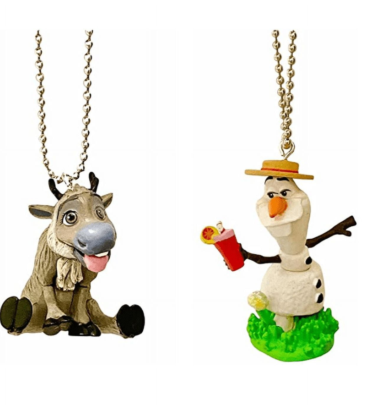 Olaf Snowman Beach & Sven Baby Pvc Keychain Key Ring Danglers 3” Figure ...