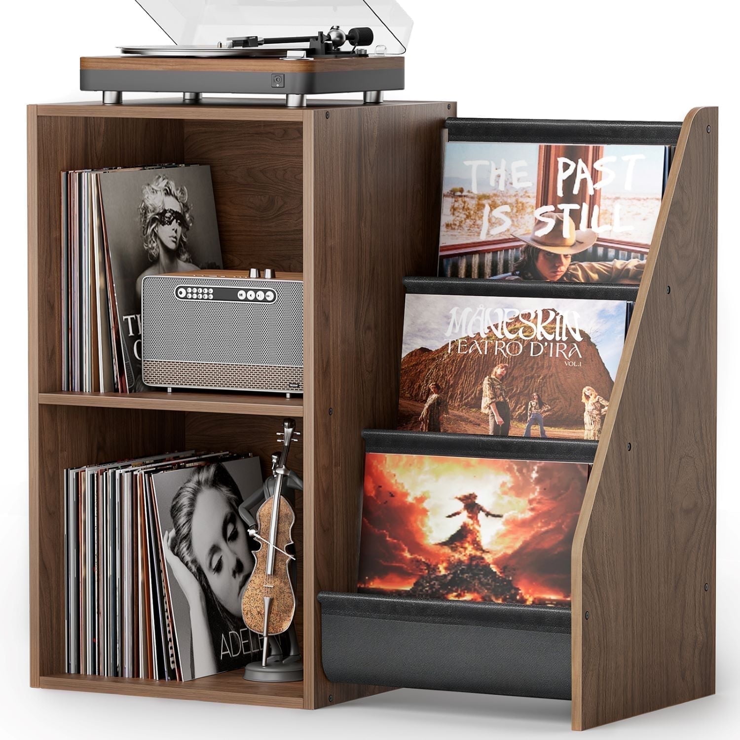 Olakee Record Player Stand, with Vinyl Storage for 220 Albums for ...