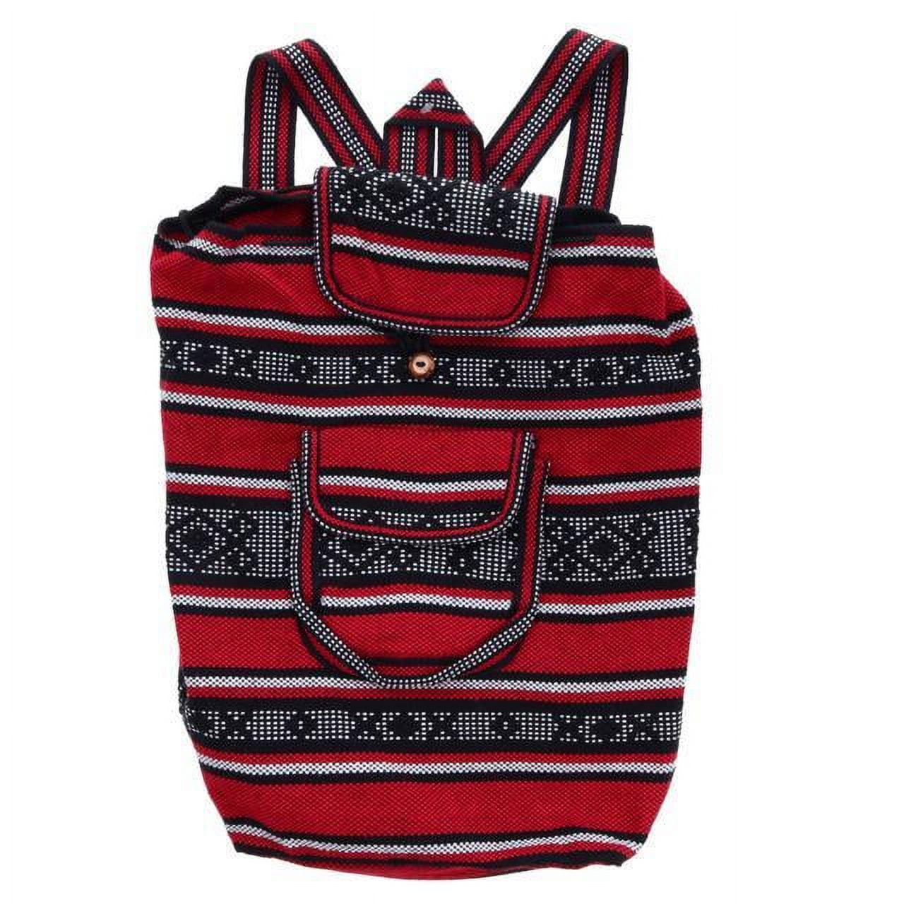 Oland Aztec Large Cotton Knapsack Backpack TA445 - Walmart.com