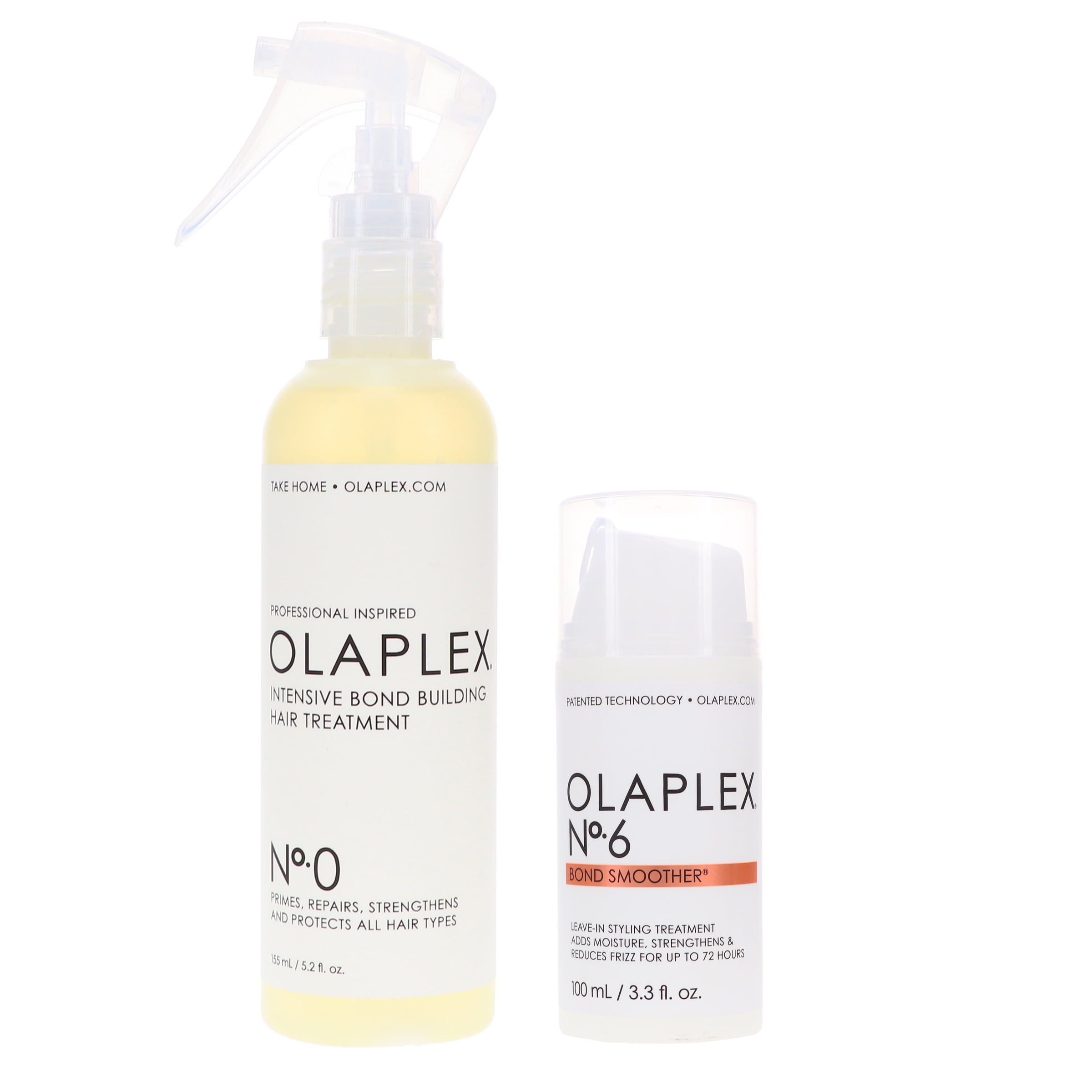 Olaplex No.0 Intensive Bond Building Treatment & No. 6 Bond Smoother ...