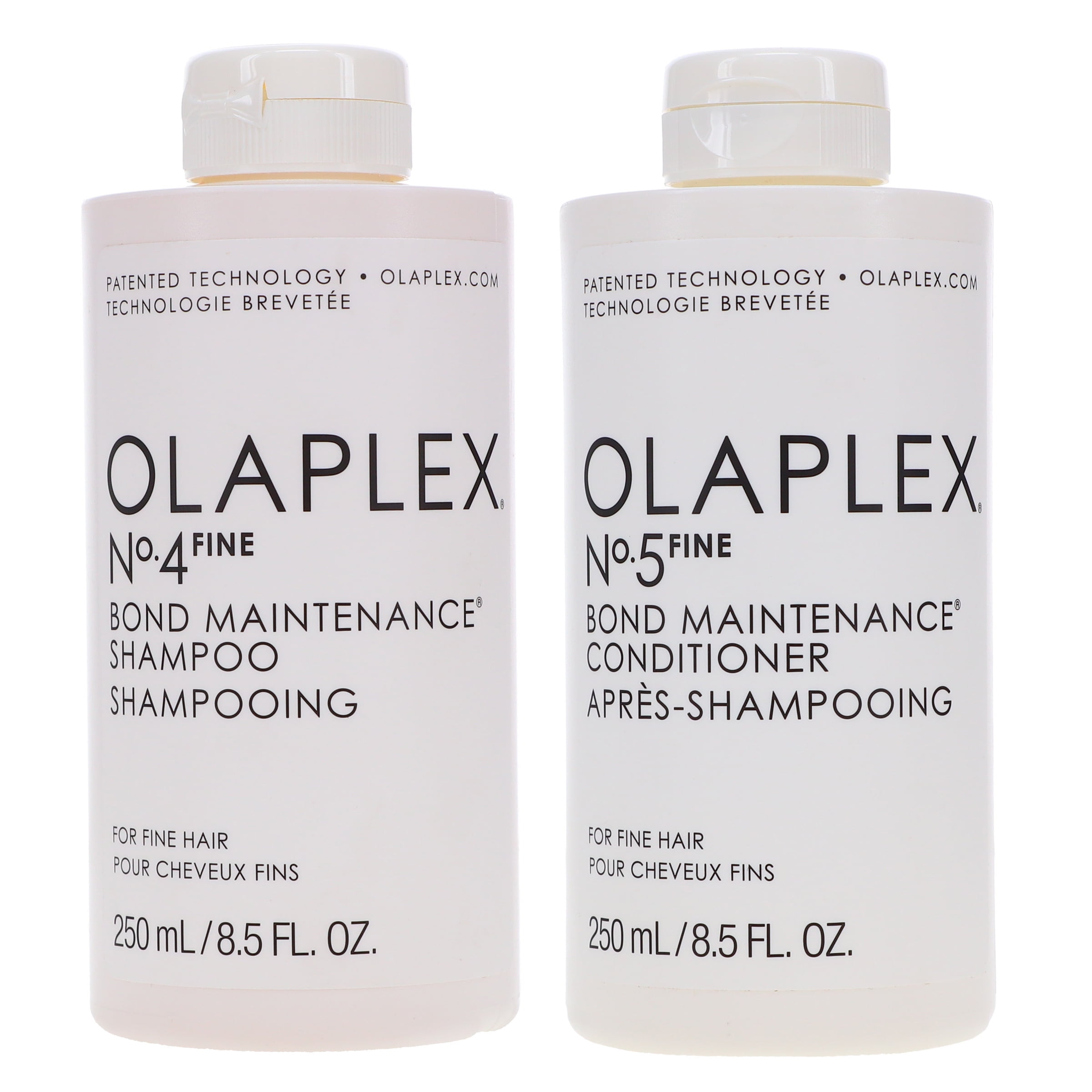 Olaplex No.4Fine Bond Maintenance Shampoo 8.5 oz & No. 5Fine Bond ...