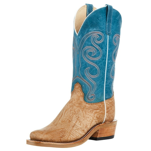 Olathe Boot Company Men`s Olathe RR Tan Washed Shoulder 13` Aqua ...