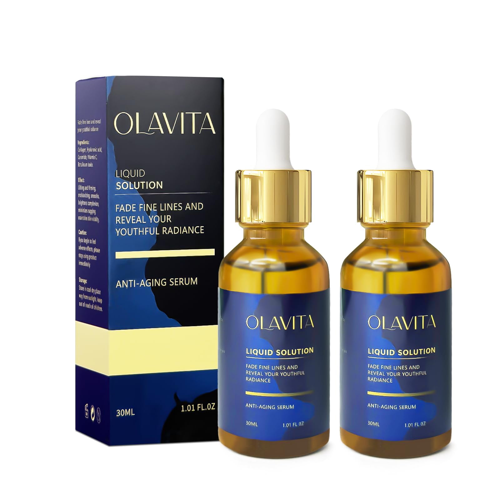 Olavita Facial Serum, Vitamin BCA3 C & E Serum, Anti-Aging Firming ...