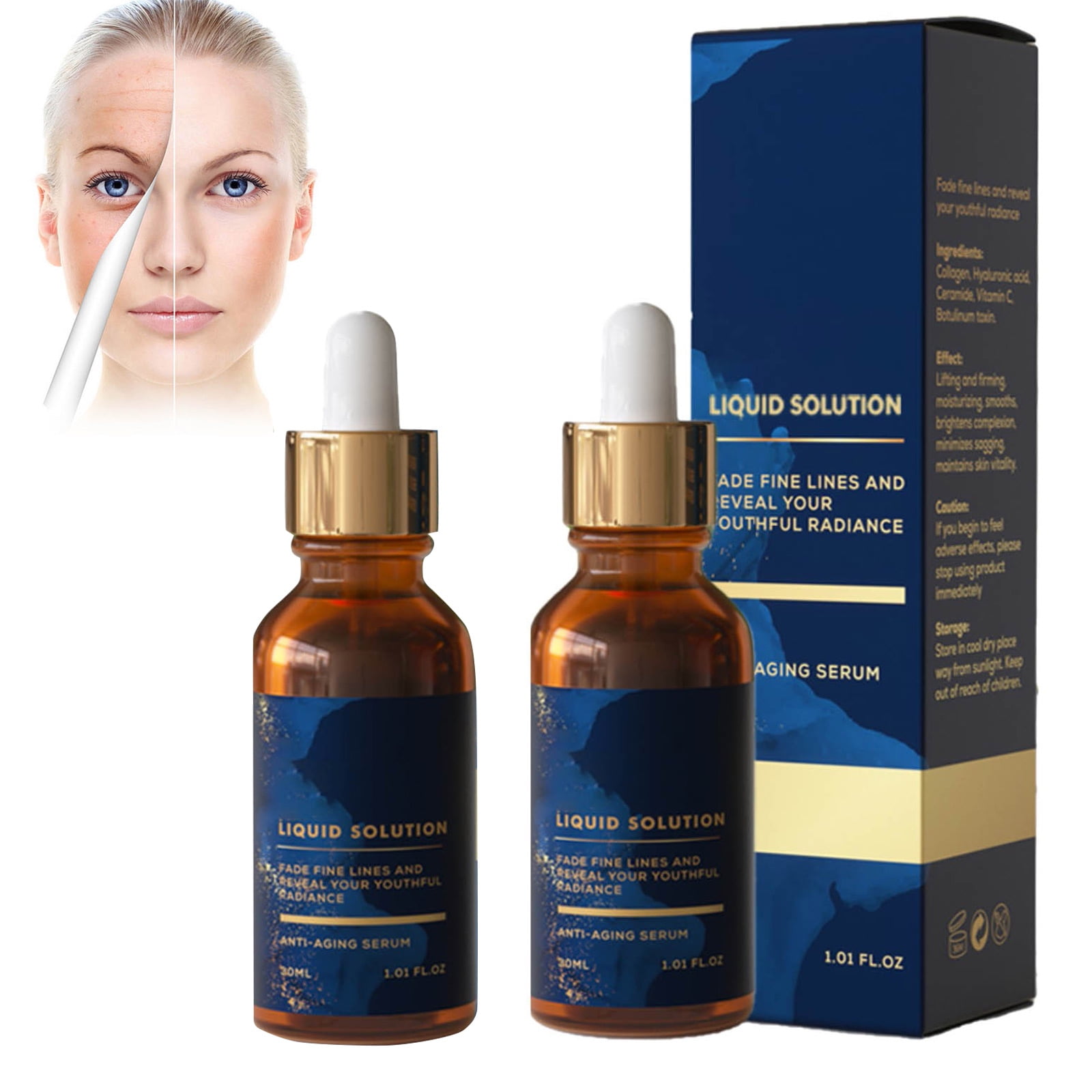 Olavita Facial Serum, Vitamin C & E Serum, Anti-Aging Firming Facial ...